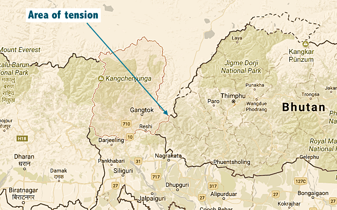 India, China Stand-Off At Border Tri-Junction With Bhutan Continues